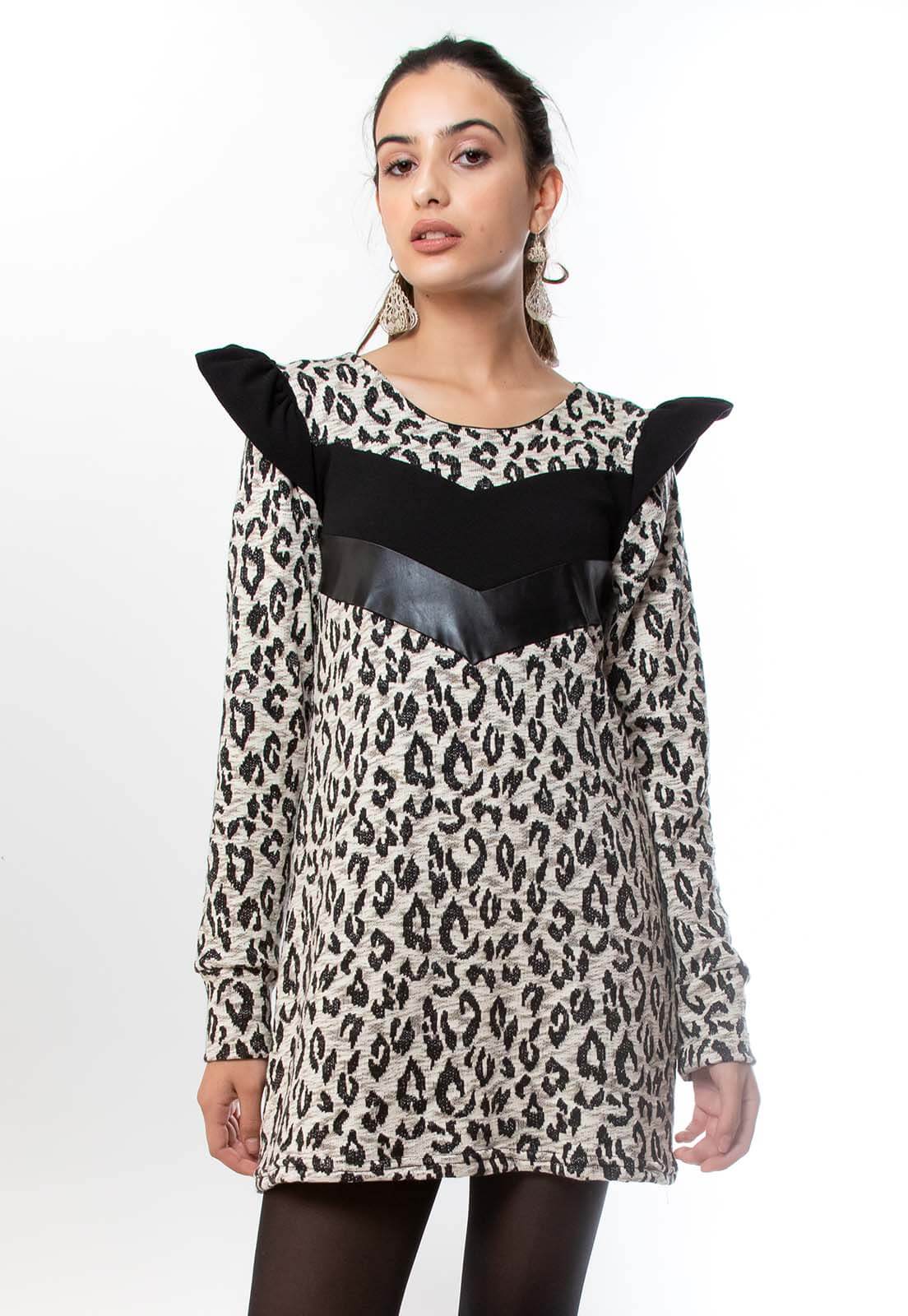 vestido tami animal print con diseño chileno original – Natalia Seguel