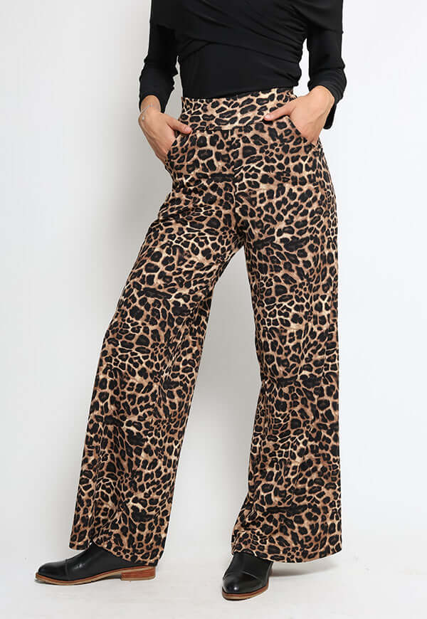 palazzo rebeca leopardo animal print con diseño chileno orig – Natalia ...